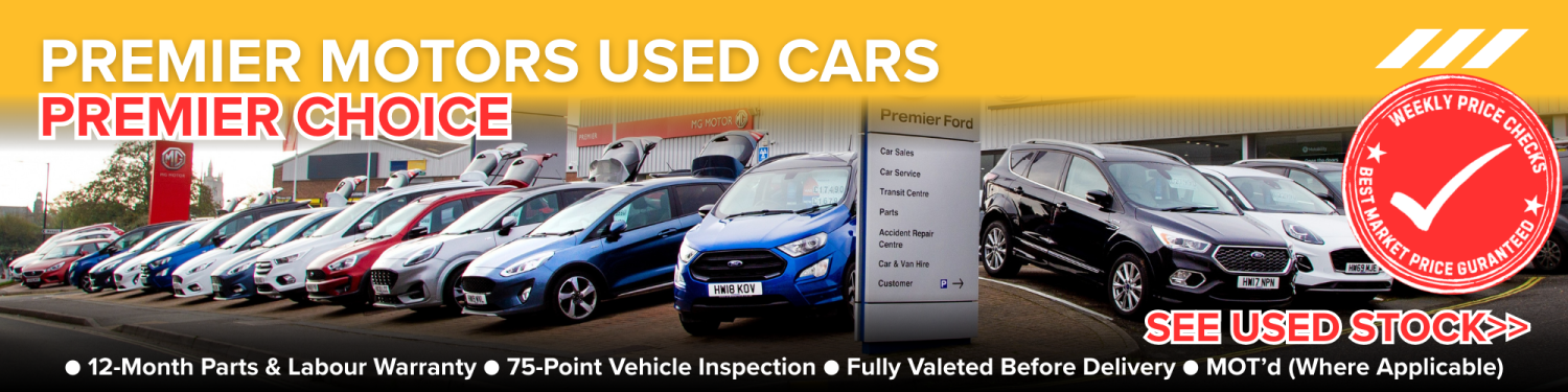 New And Used Ford, Ford Transit and MG Vehicles At Premier Motors In ...